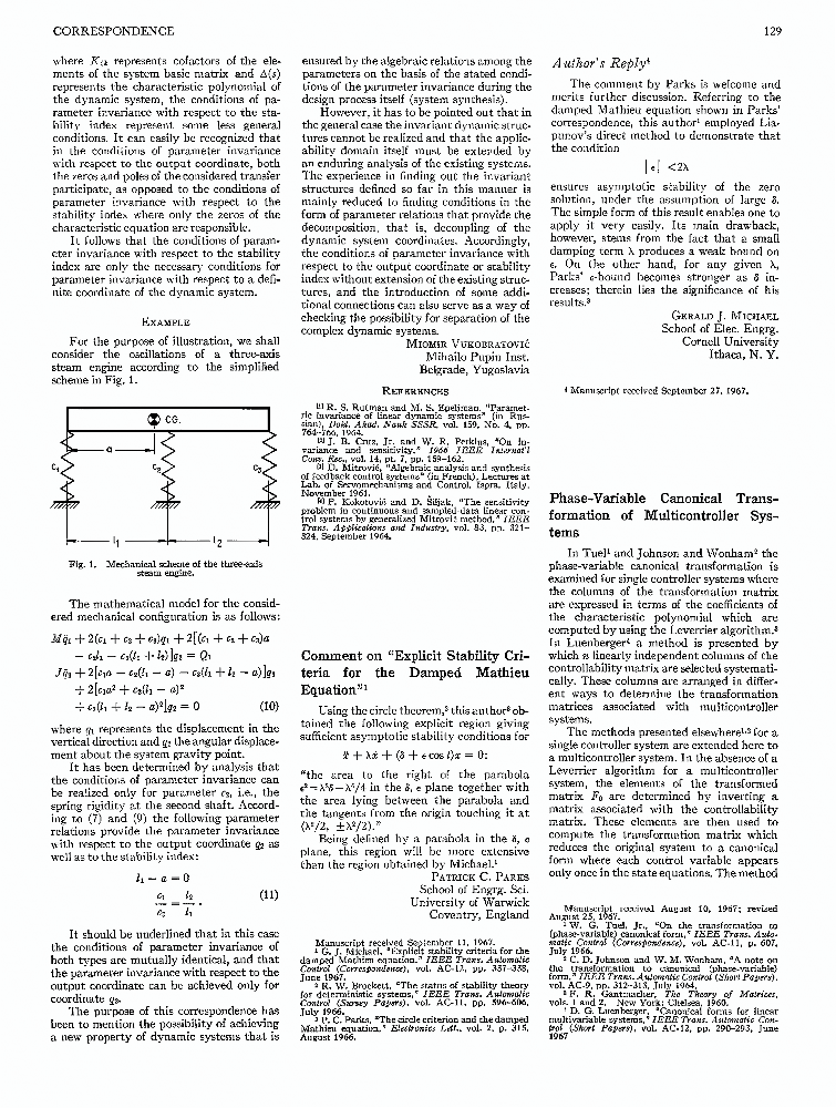 Phase-variable canonical transformation of multicontroller systems ...