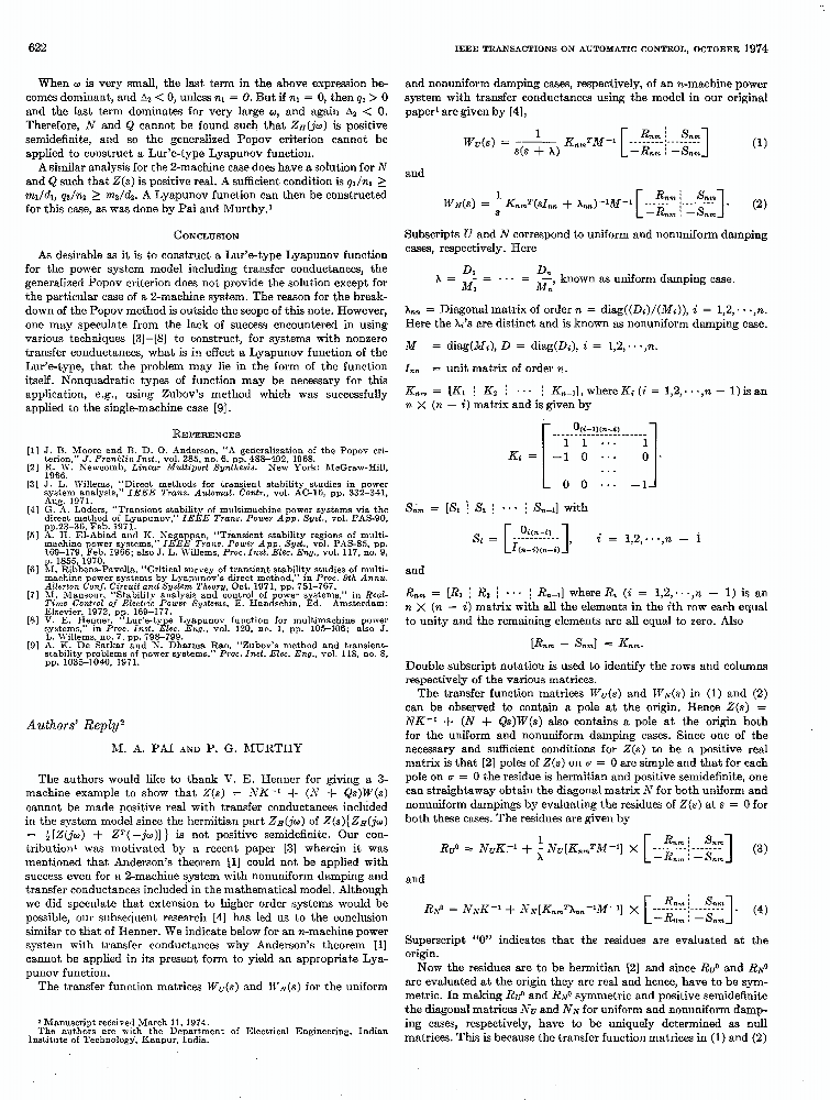 Authors' reply | IEEE Journals & Magazine | IEEE Xplore