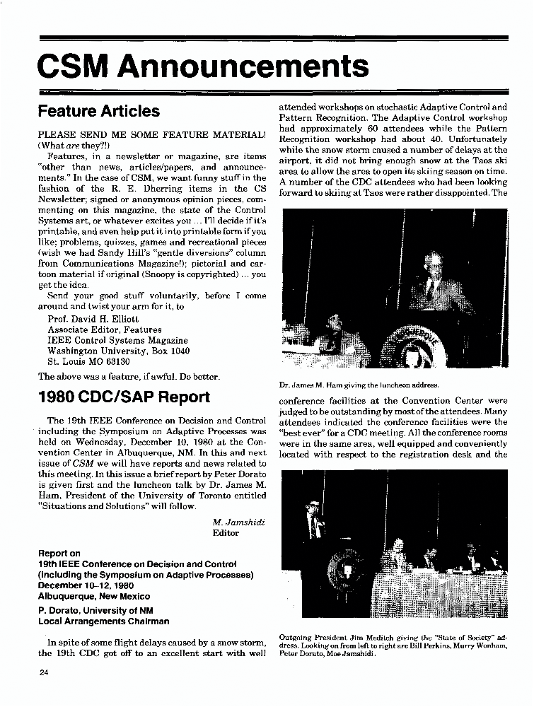 CSM announcements | IEEE Journals & Magazine | IEEE Xplore