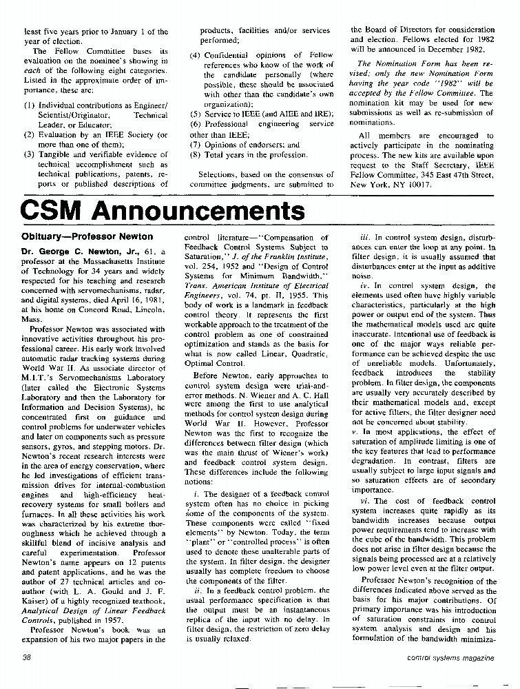 CSM announcements | IEEE Journals & Magazine | IEEE Xplore