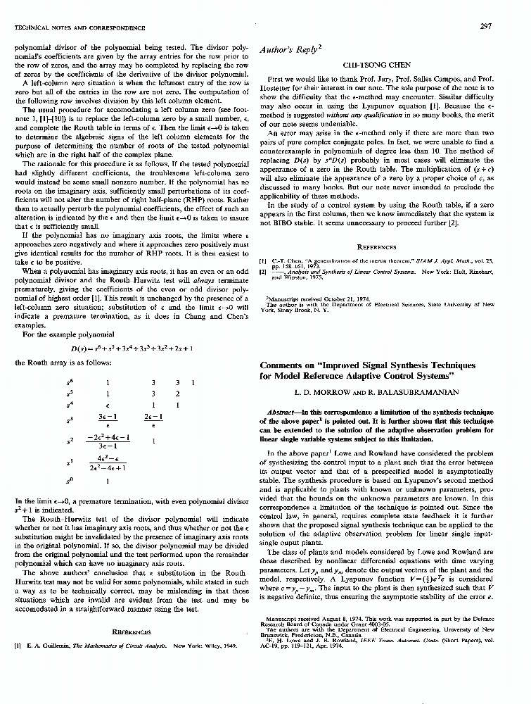 Author's reply | IEEE Journals & Magazine | IEEE Xplore