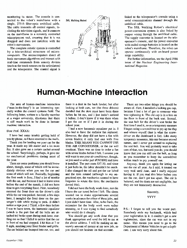 Human-machine interaction | IEEE Journals & Magazine | IEEE Xplore