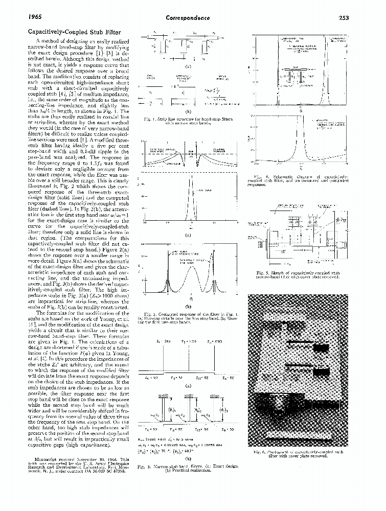 Capacitively-Coupled Stub Filter (Correspondence) | IEEE Journals ...