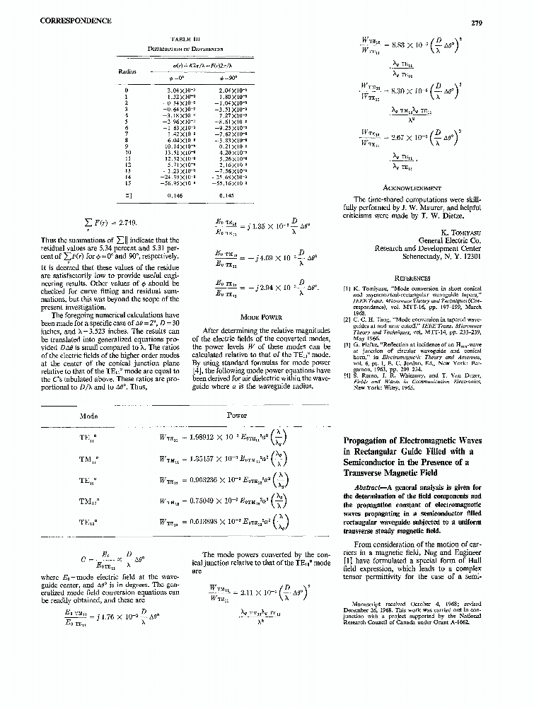 Propagation of Electromagnetic Waves in Rectangular Guide Filled with a ...