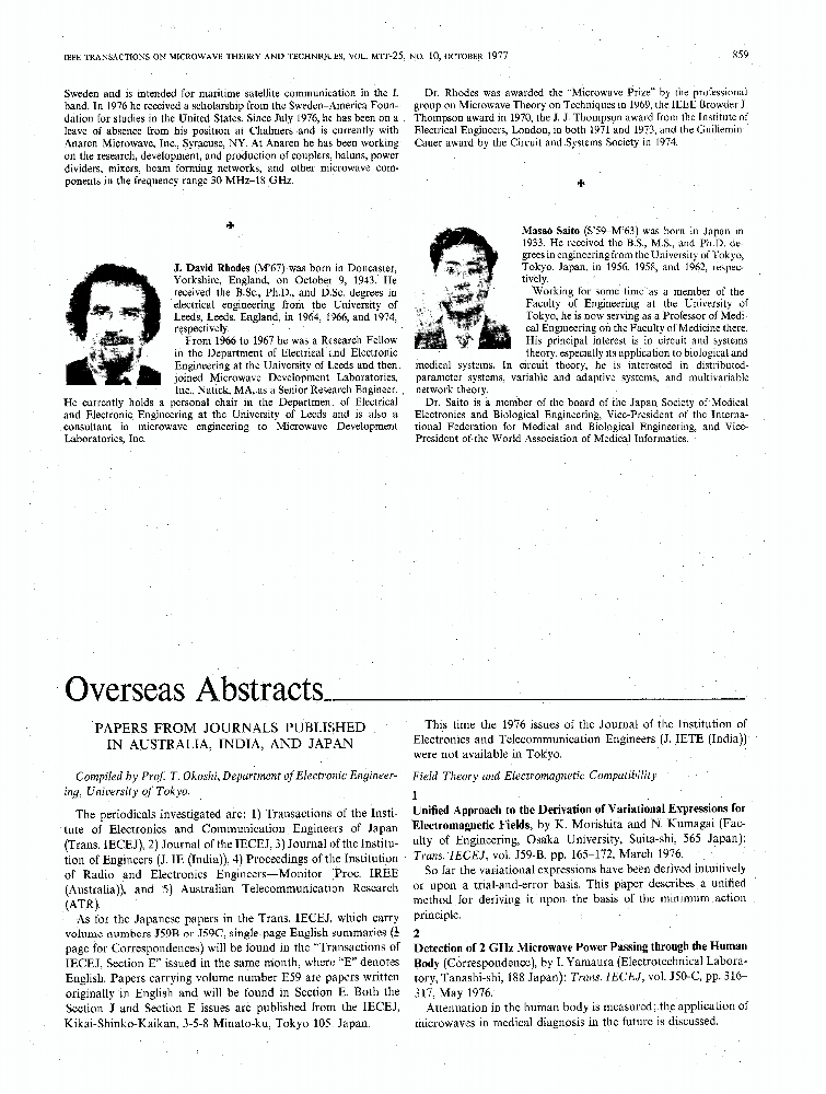 Overseas abstracts | IEEE Journals & Magazine | IEEE Xplore