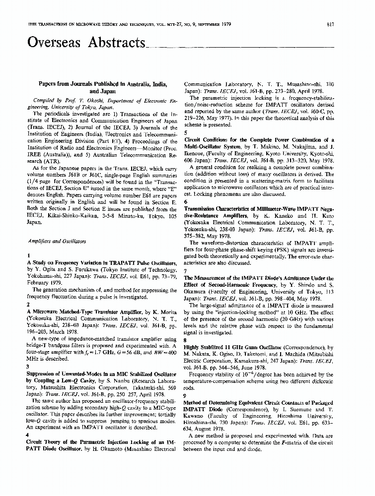 Overseas abstracts | IEEE Journals & Magazine | IEEE Xplore