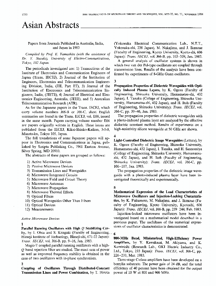 Asian abstracts | IEEE Journals & Magazine | IEEE Xplore