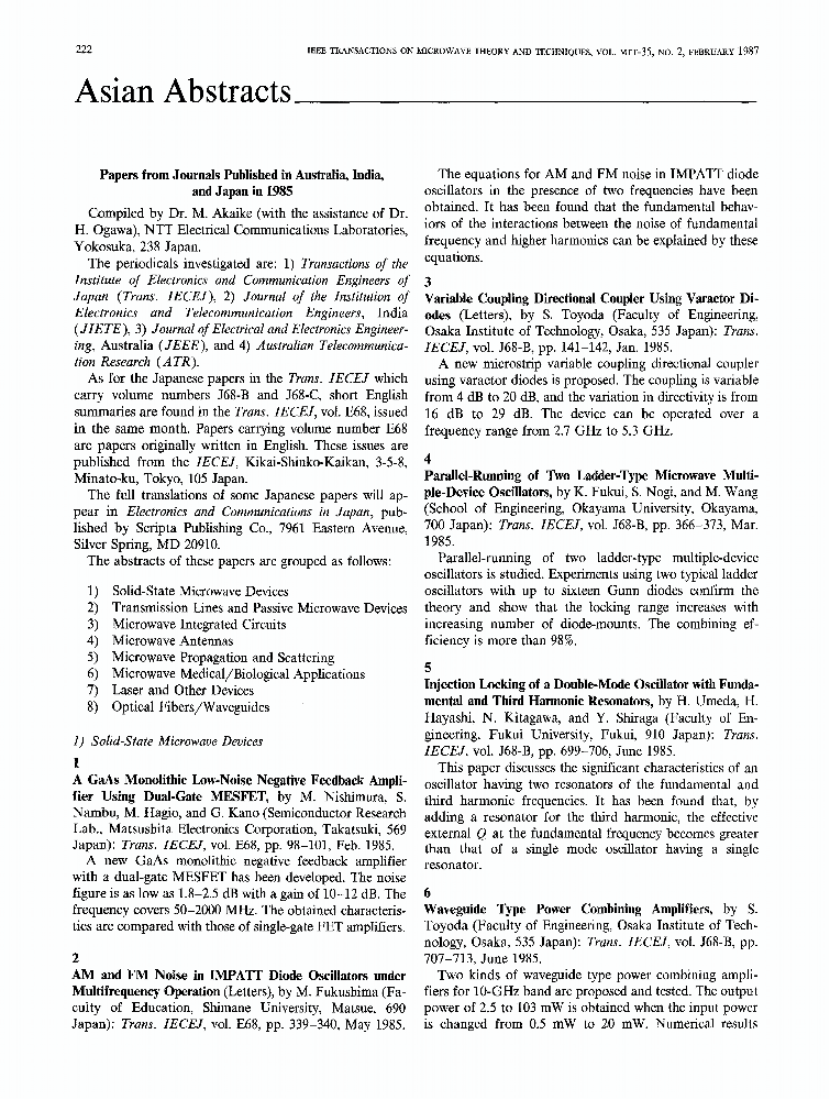 Asian abstracts | IEEE Journals & Magazine | IEEE Xplore