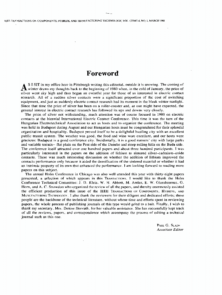 Foreword | IEEE Journals & Magazine | IEEE Xplore