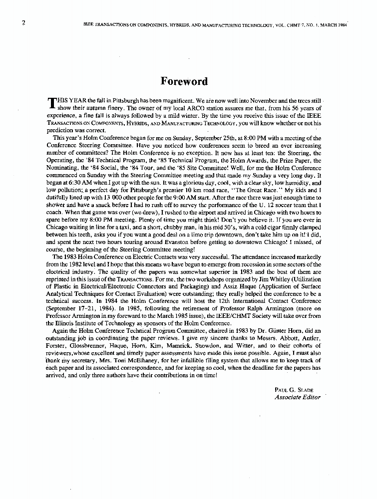 Foreword | IEEE Journals & Magazine | IEEE Xplore