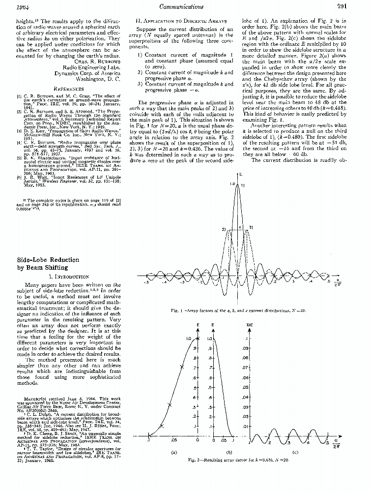 Side-lobe reduction by beam shifting | IEEE Journals & Magazine | IEEE ...