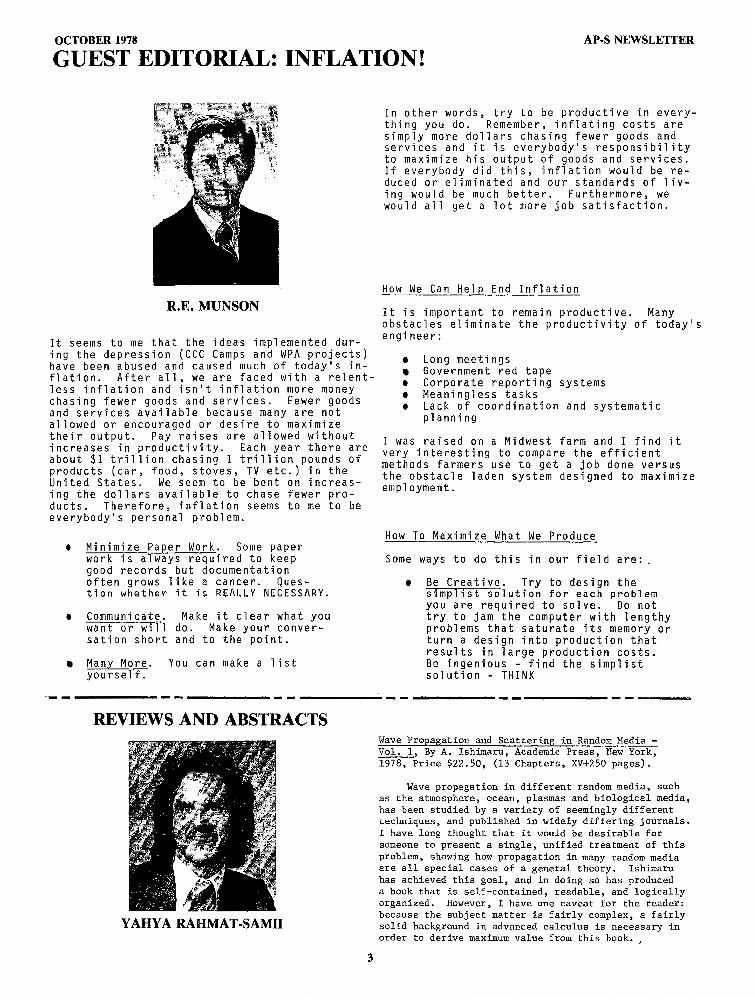 Guest editorial - Inflation! [Society news] | IEEE Journals & Magazine ...