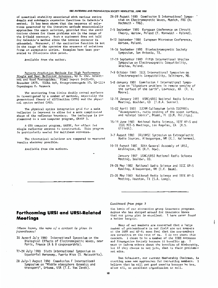 Reviews and abstracts - Pattern and prediction methods for high ...