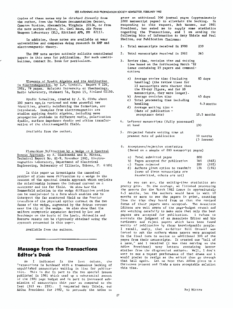 Reviews and abstracts - Elements of dyadic algebra and its application ...