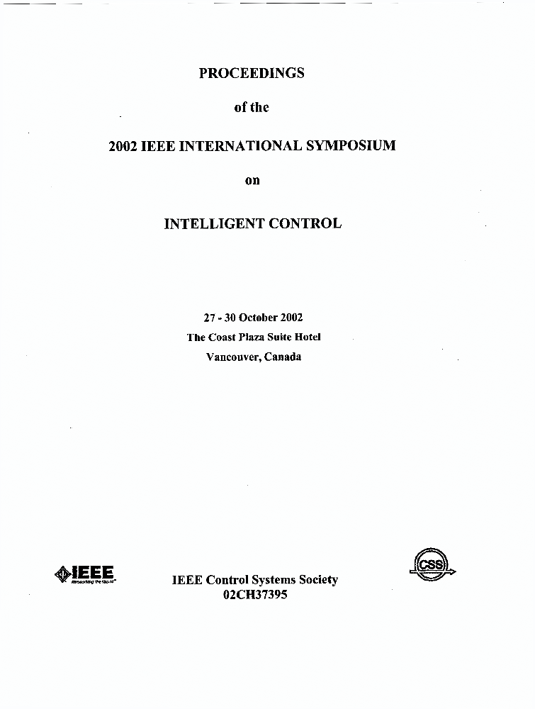 Proceedings of the 2002 IEEE International Symposium on Intelligent ...