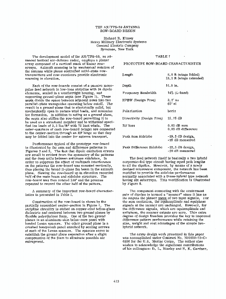 The AN/TPS-59 antenna row-board design | IEEE Conference Publication ...