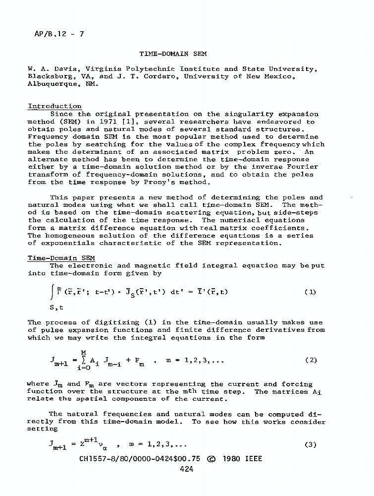 Time-domain SEM | IEEE Conference Publication | IEEE Xplore