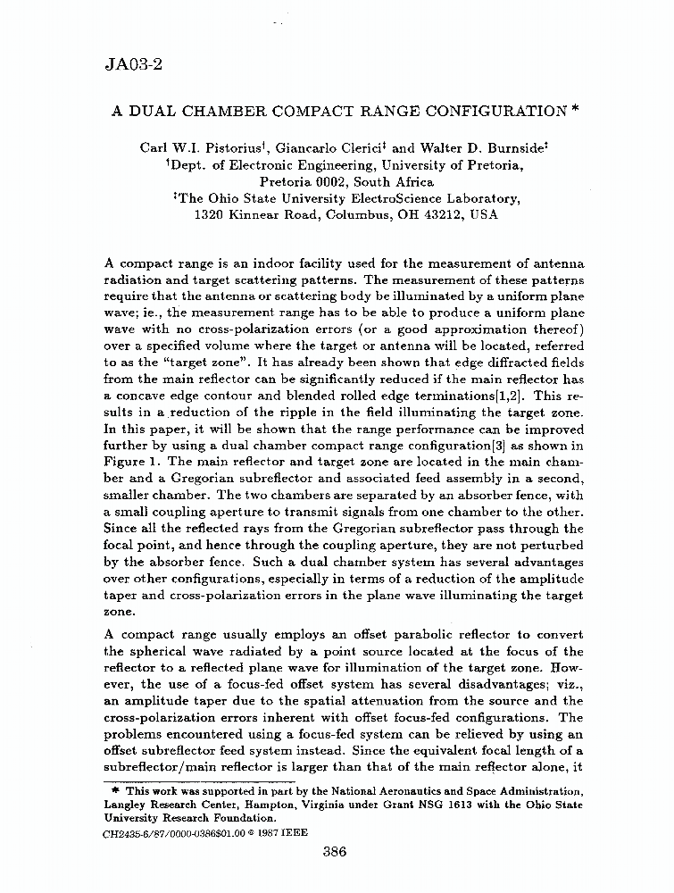 A dual chamber compact range configuration | IEEE Conference ...