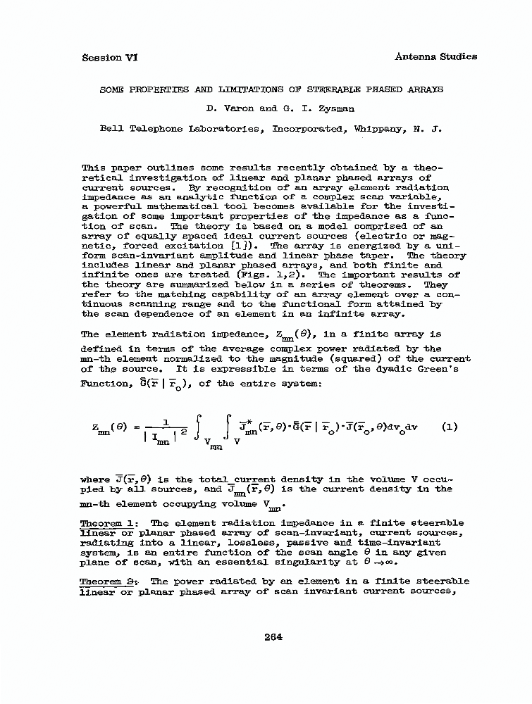 Some properties and limitations of steerable phased arrays | IEEE Conference Publication | IEEE ...