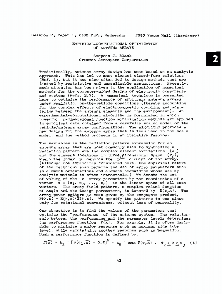 Empirical-computational optimization of antenna arrays | IEEE Conference Publication | IEEE Xplore
