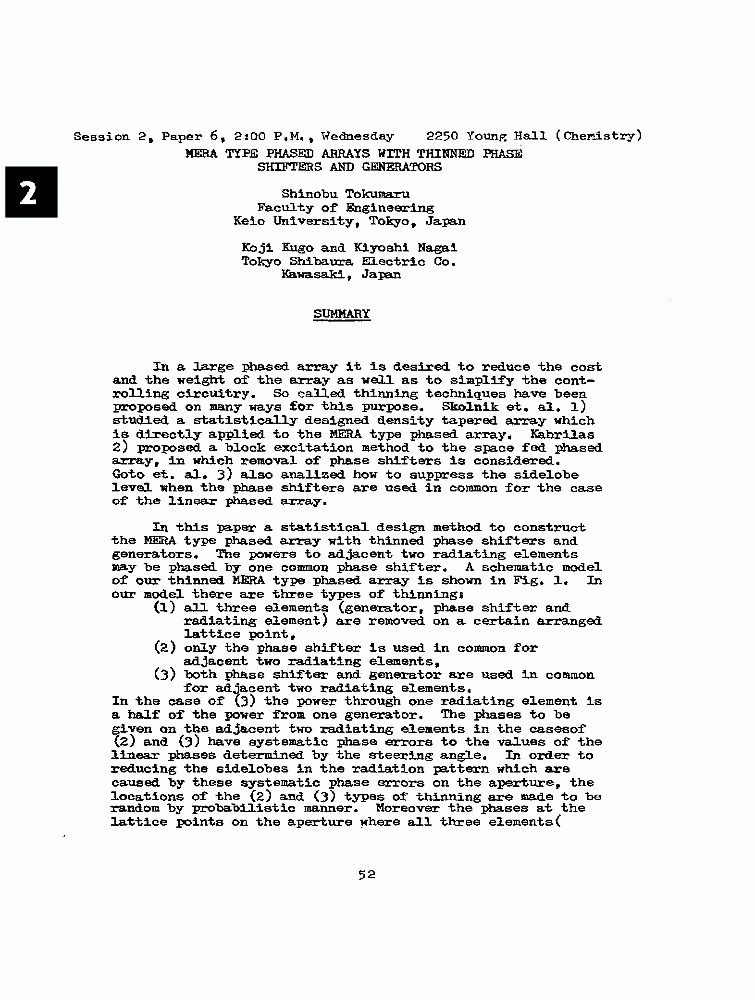 MERA type phased arrays with thinned phase shifters and generators | IEEE Conference Publication ...