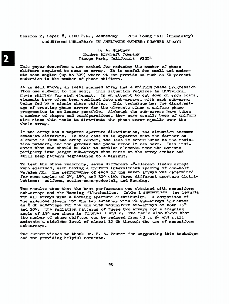 Nonuniform Sub Arrays In Amplitude Tapered Scanned Arrays Ieee Conference Publication Ieee