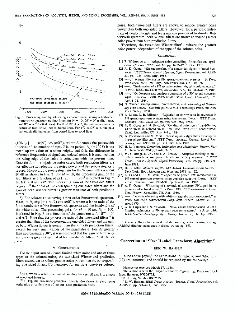 Correction to "Fast Hankel transform algorithm" | IEEE Journals ...