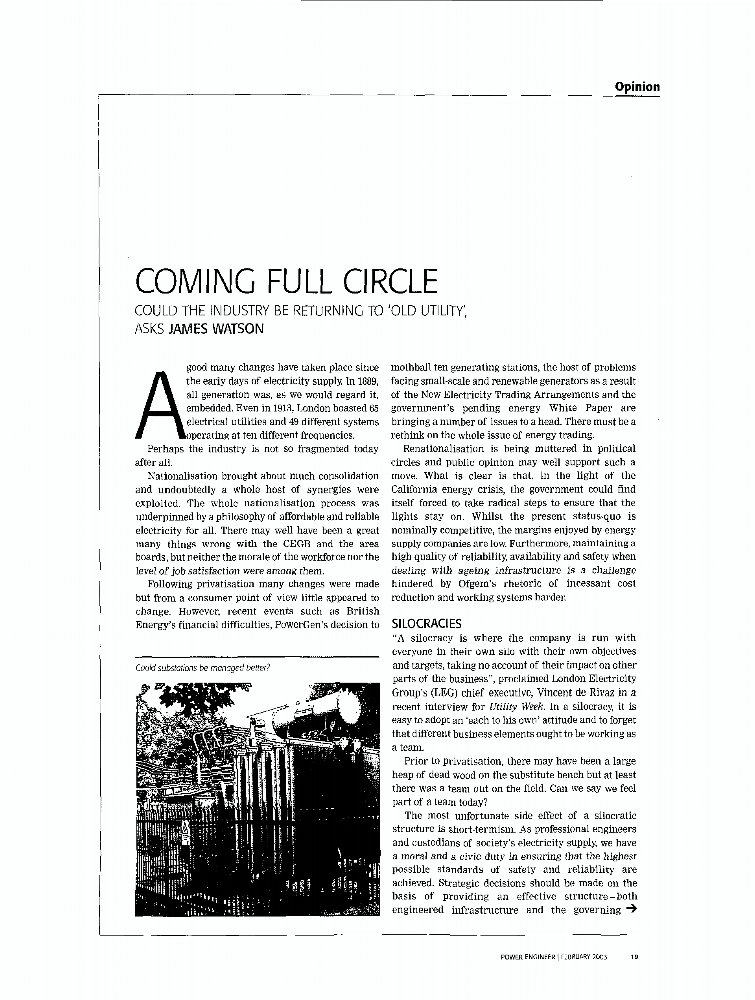 Coming full circle | IET Journals & Magazine | IEEE Xplore