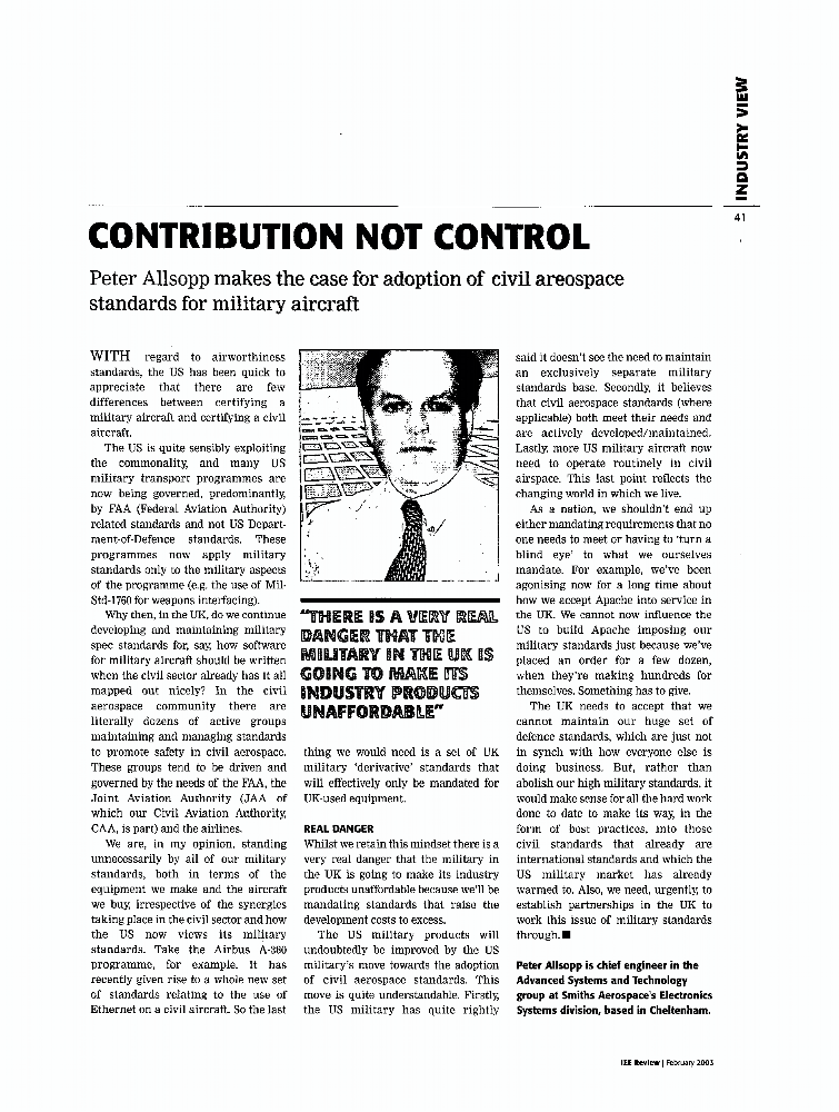 Contribution not control | IET Journals & Magazine | IEEE Xplore