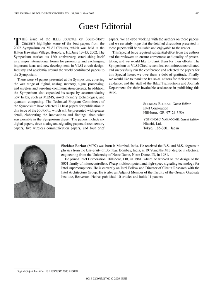 Guest Editorial | IEEE Journals & Magazine | IEEE Xplore