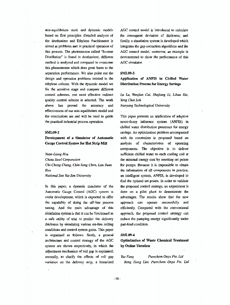 Development of a simulator of automatic gauge control system for hot ...