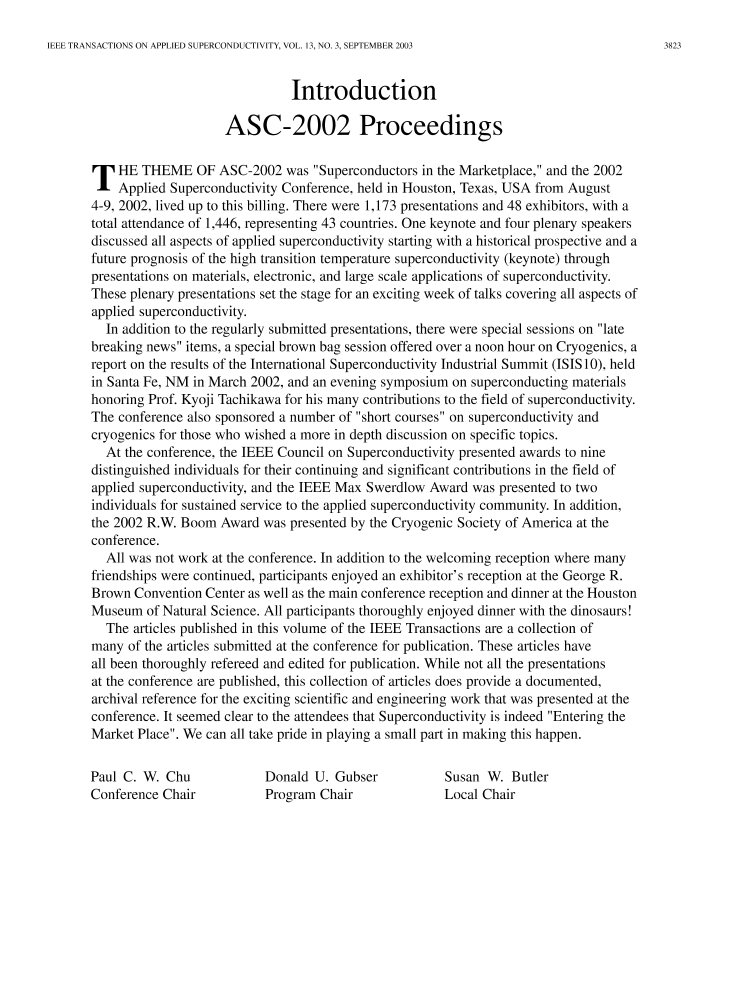 Introduction ASC-2002 proceedings | IEEE Journals & Magazine | IEEE Xplore