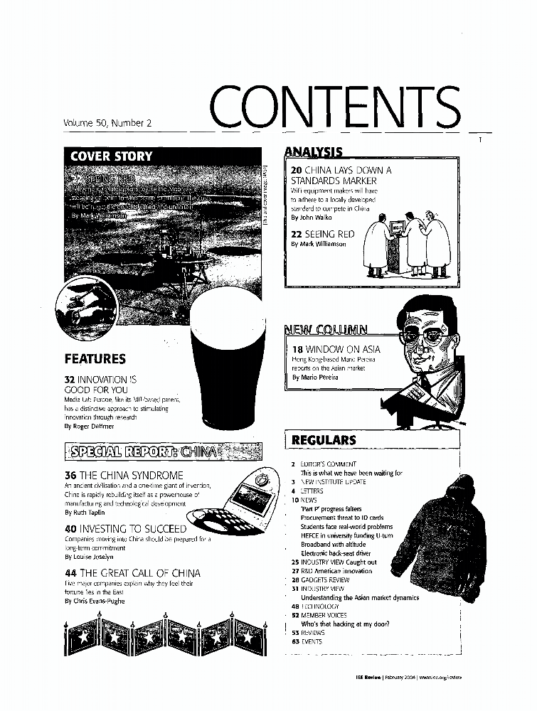 IEE Review Table of Contents | IET Journals & Magazine | IEEE Xplore