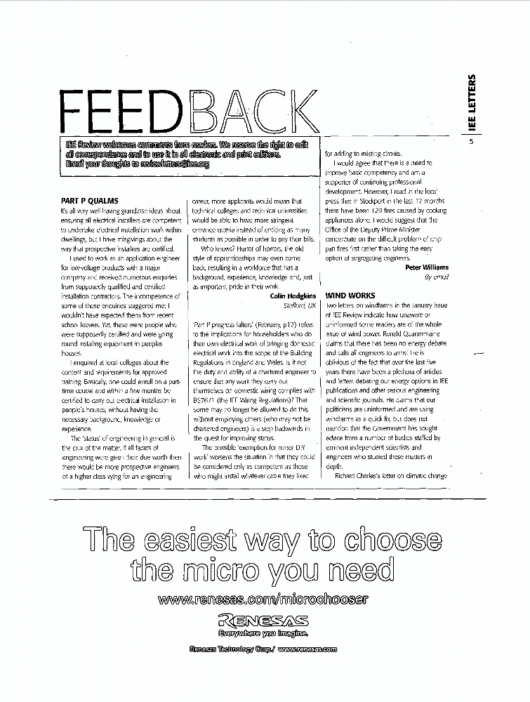 Feedback | IET Journals & Magazine | IEEE Xplore