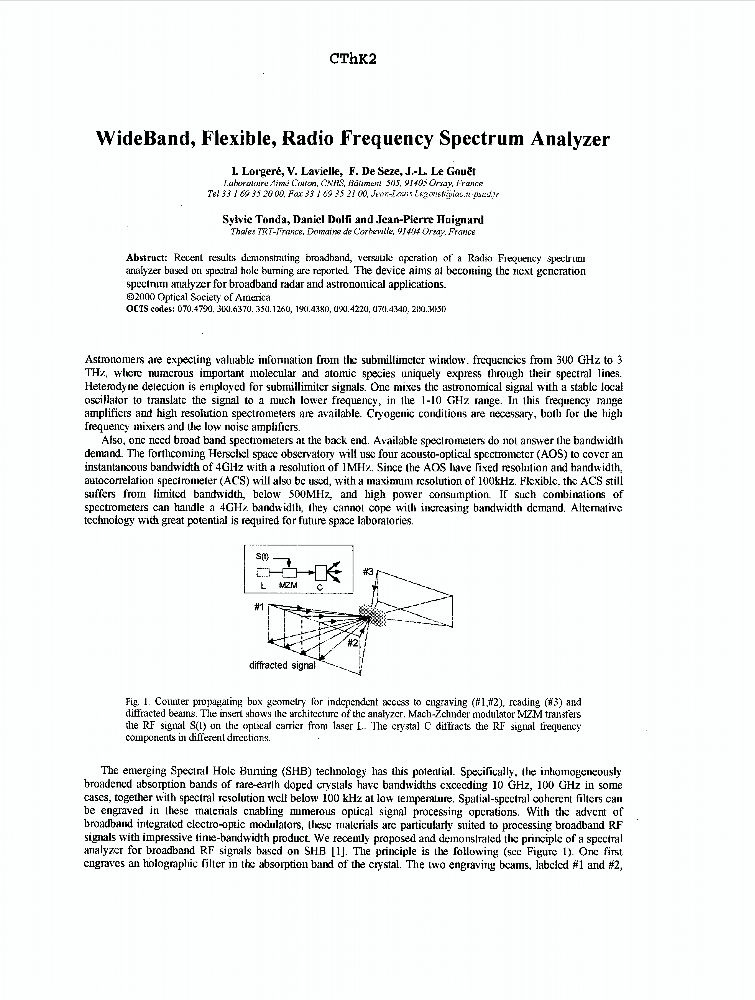 Wideband, flexible, radio frequency spectrum analyzer | IEEE Conference ...