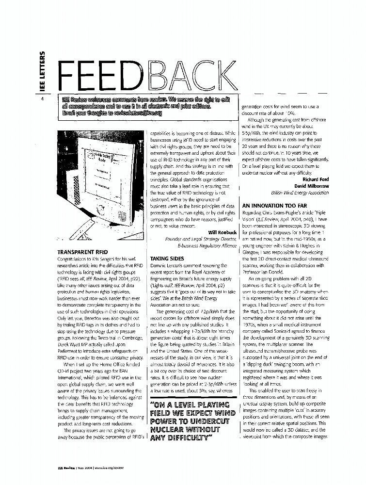 Feedback | IET Journals & Magazine | IEEE Xplore