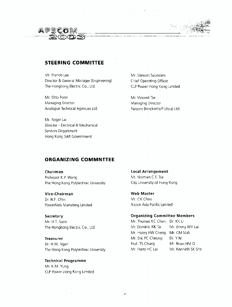 Steering Committee - Organizing Cmmittee | IET Conference Publication ...