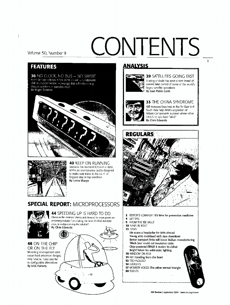 The IEE Review Table of Contents | IET Journals & Magazine | IEEE Xplore