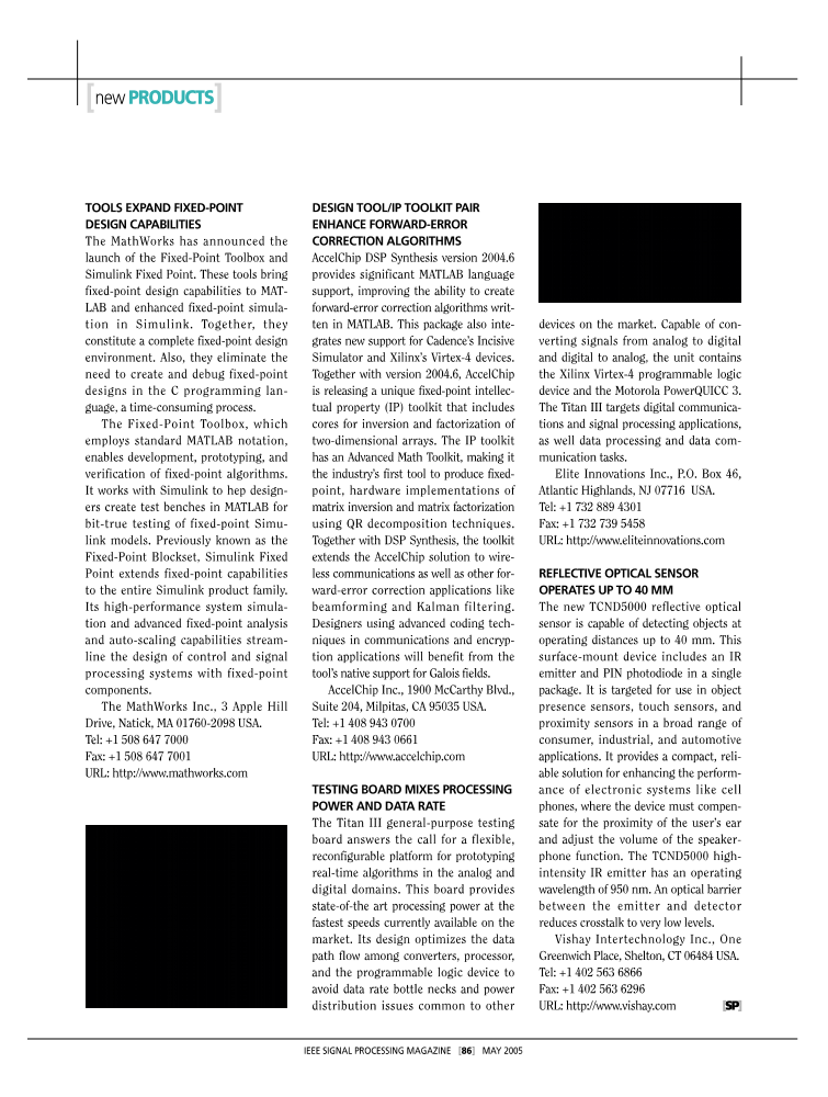 New products | IEEE Journals & Magazine | IEEE Xplore