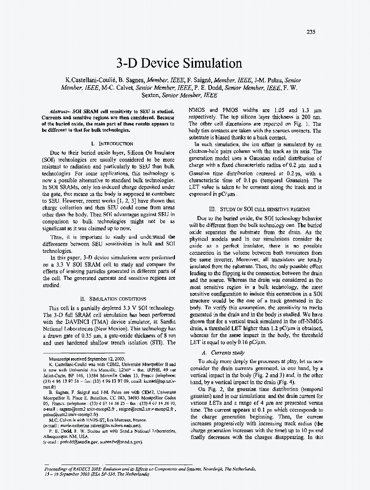 3-D device simulation | IEEE Conference Publication | IEEE Xplore