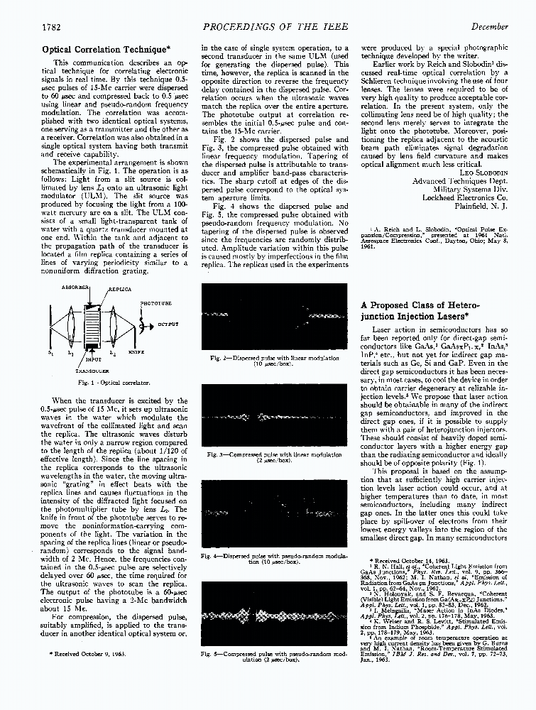 Optical correlation technique | IEEE Journals & Magazine | IEEE Xplore