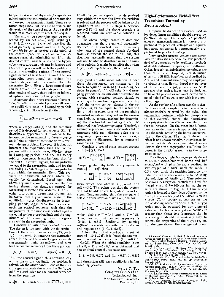 High-performance field-effect transistors formed by redistribution ...