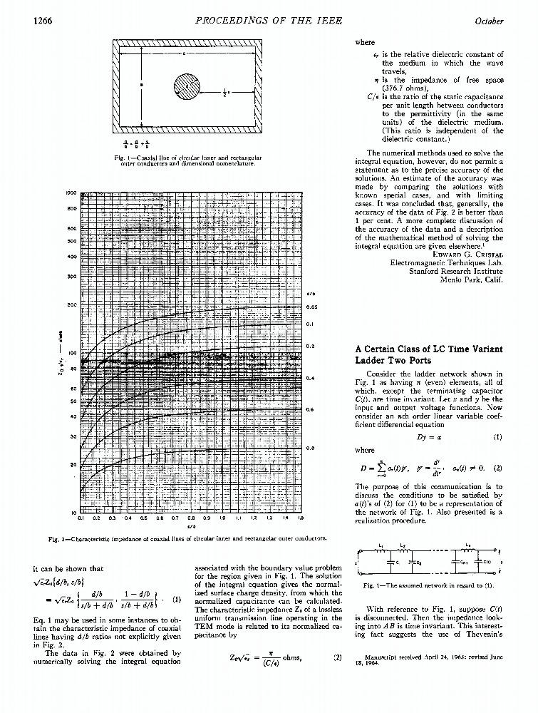 A certain class of LC time variant ladder two ports | IEEE Journals ...