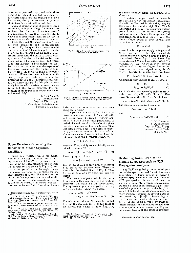 Evaluating round–the–world signals as an approach to VLF propagation ...