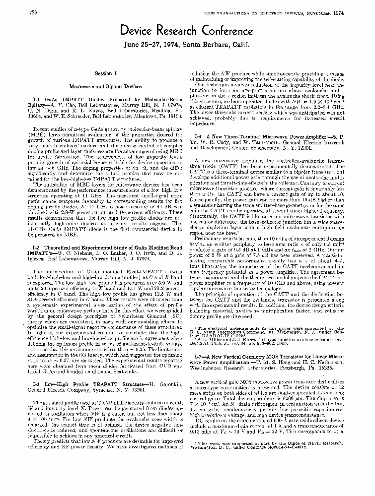I-3 low-high profile TRAPATT structure | IEEE Journals & Magazine ...