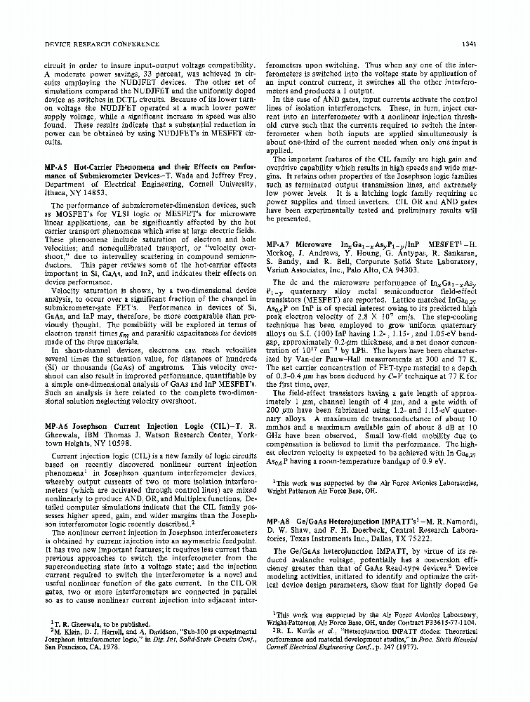 MP-A6 Josephson current injection logic (CIL) | IEEE Journals & Magazine | IEEE Xplore
