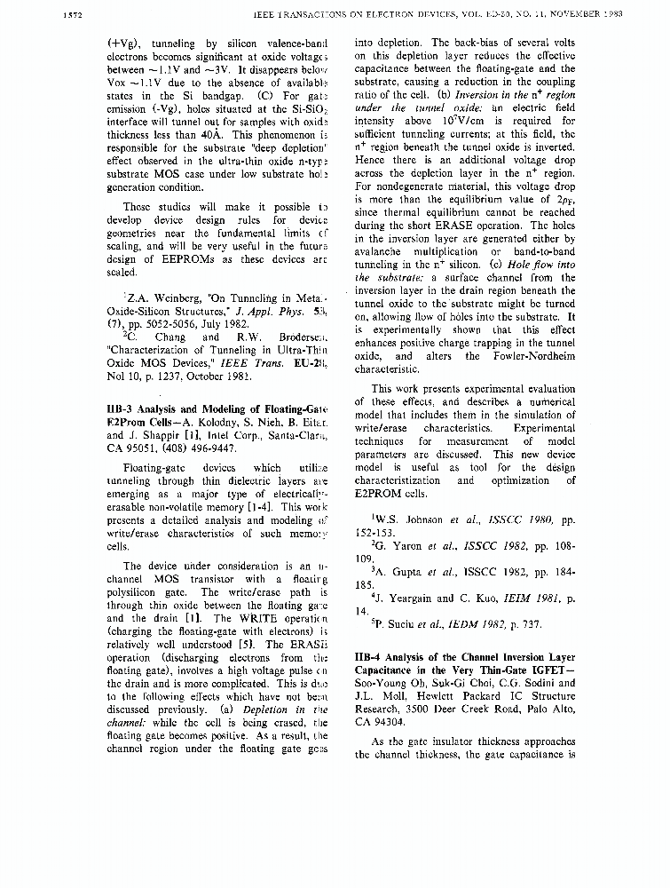 IIB-4 analysis of the channel inversion layer capacitance in the very ...