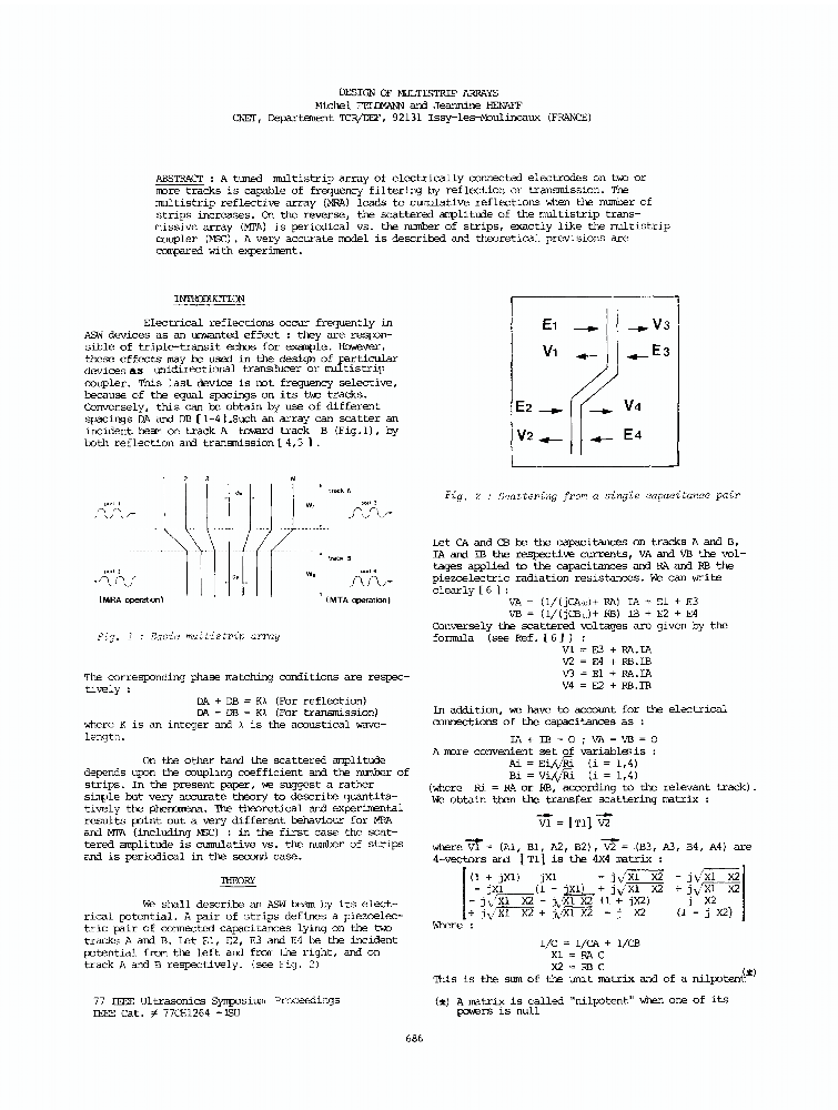 Design of Multistrip Arrays | IEEE Conference Publication | IEEE Xplore