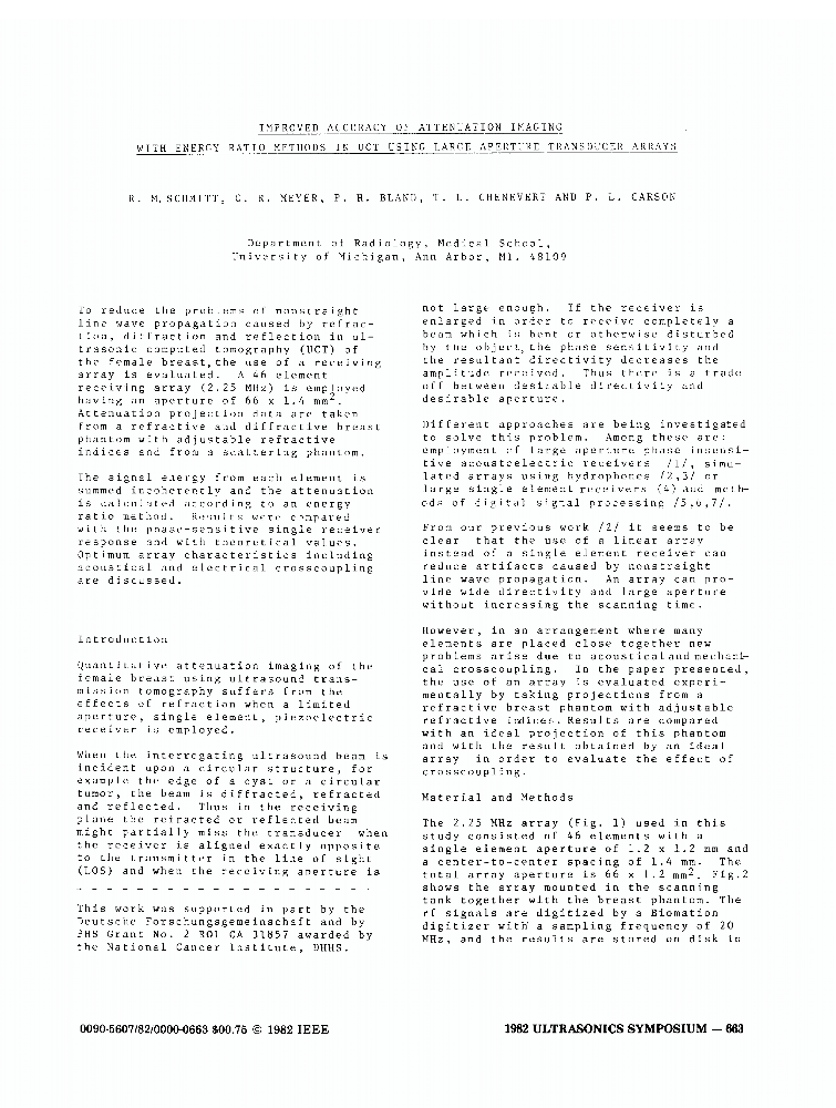 Improved Accuracy Of Attenuation Imaging With Energy Ratio Methods In Uct Using Large Aperture