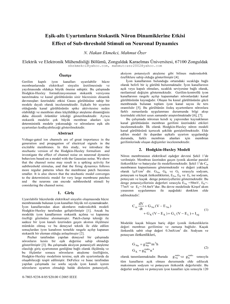 Effect of sub-threshold stimuli on neuronal dynamics | IEEE Conference ...